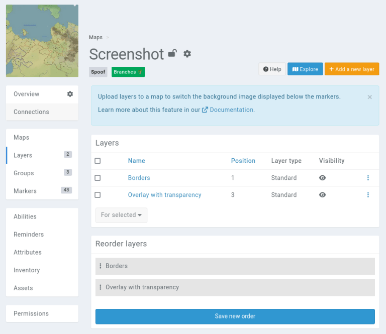 1.35 Better maps and a new creatures module – Kanka Blog