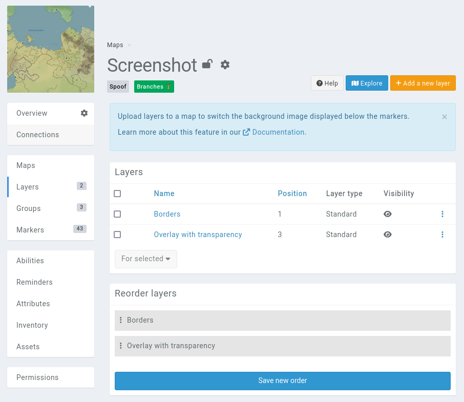 1.35 Better maps and a new creatures module – Kanka Blog